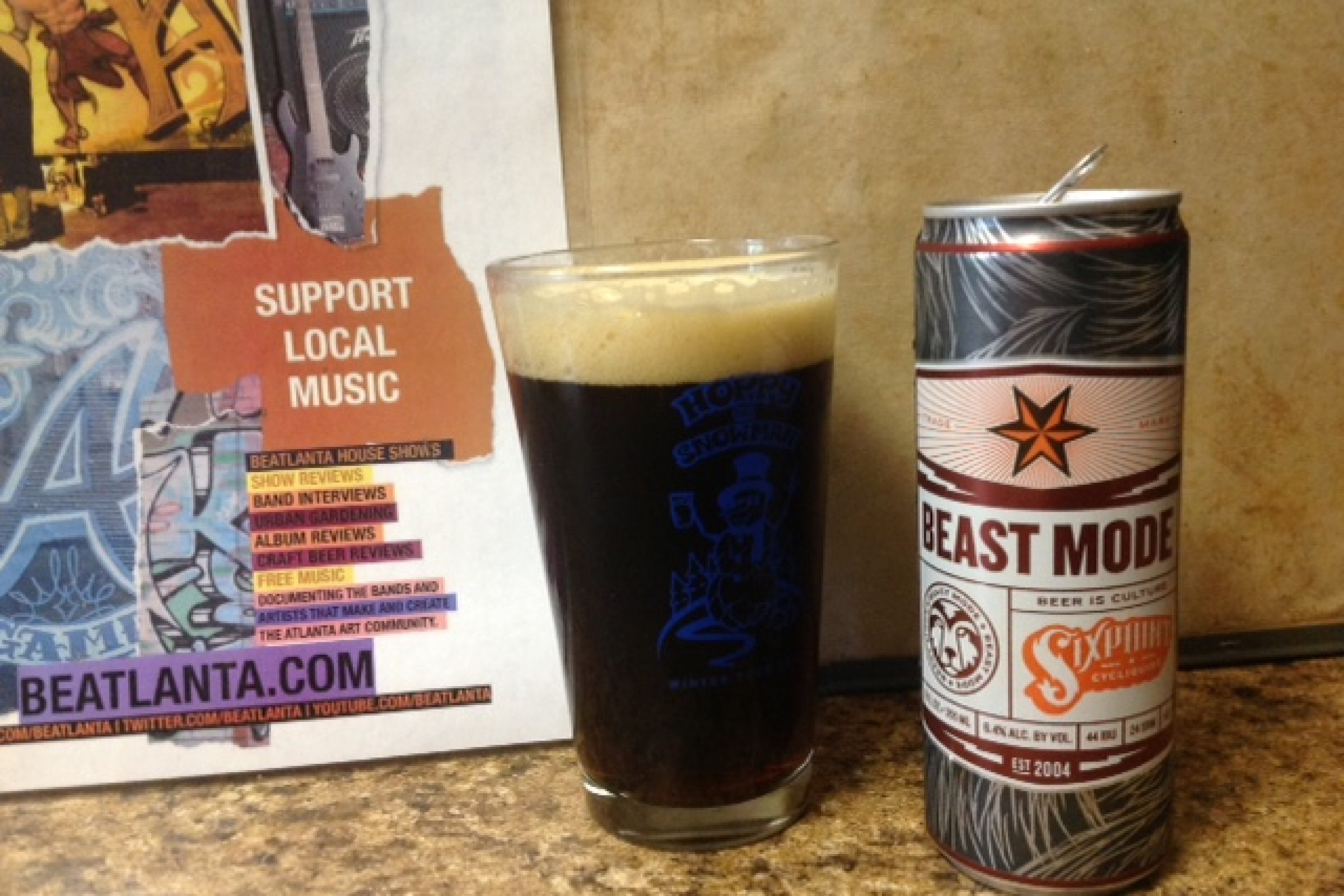 BEER REVIEW :: #beerAtlanta :: Beast Mode from Six Point Brewery ...